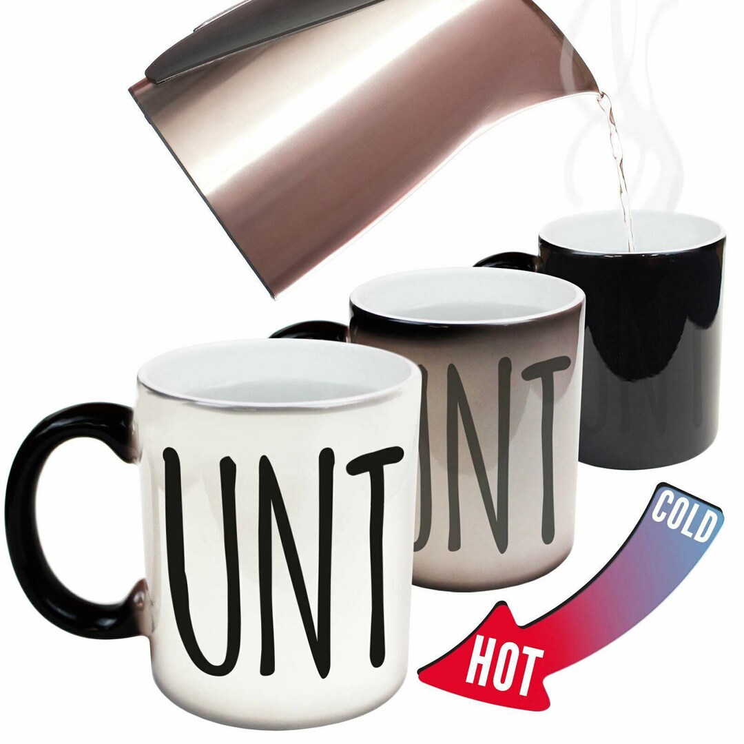 Funny UNT Mug Colour Change Mugs Novelty Coffee Rude Joke Christmas ...