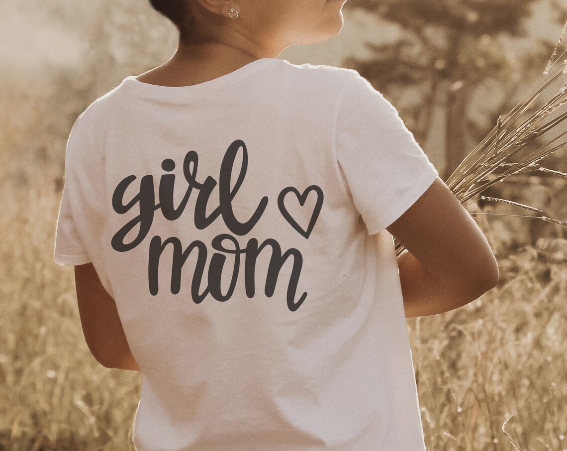 SVG Cut File Girl Mom, Girl Mom SVG, Mom Svg, Mom of Girls Svg, Girl ...