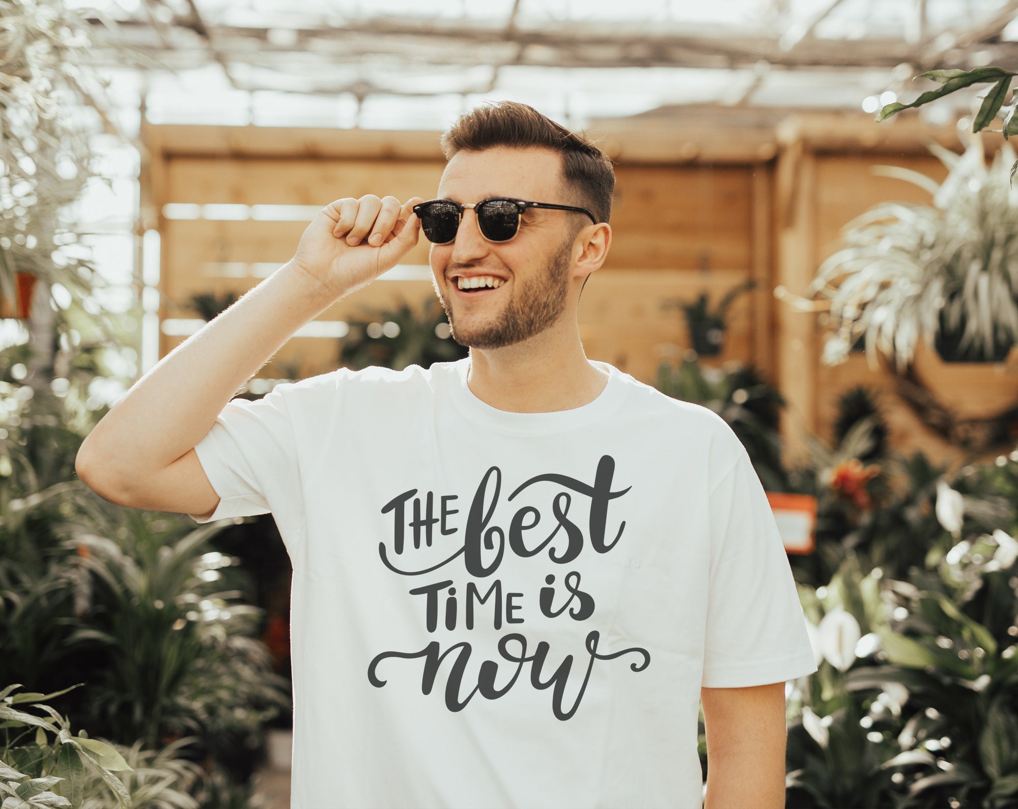 SVG Cut File the Best Time is Now, Printable Wall Art, Poster, File for ...