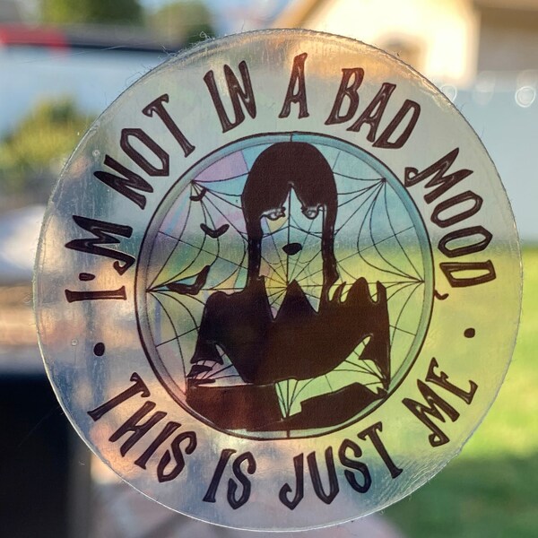 Wednesday Addams Stained Glass - Etsy