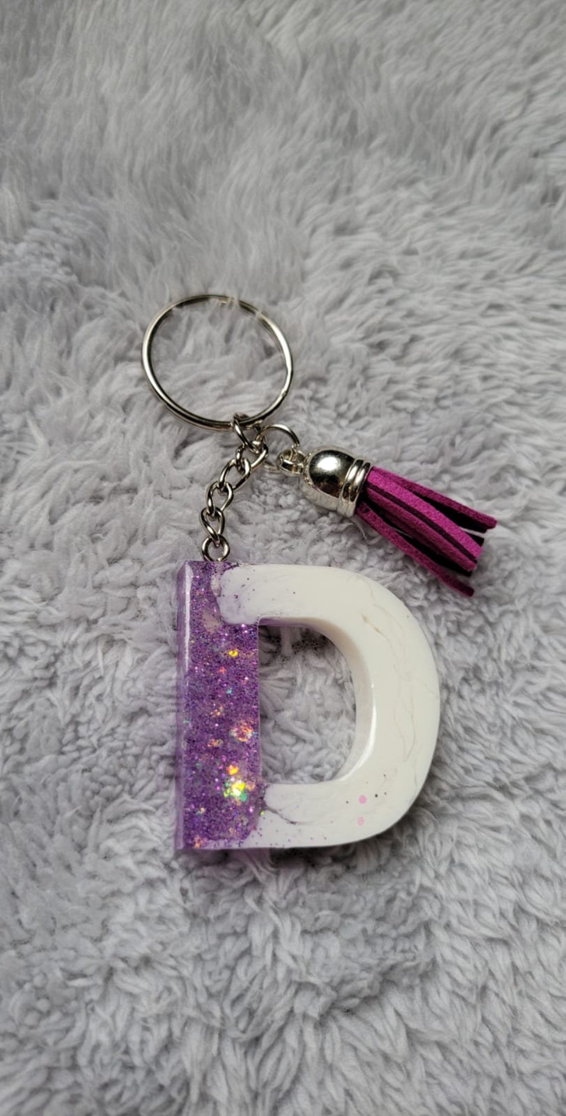 Letter D keychain | Etsy