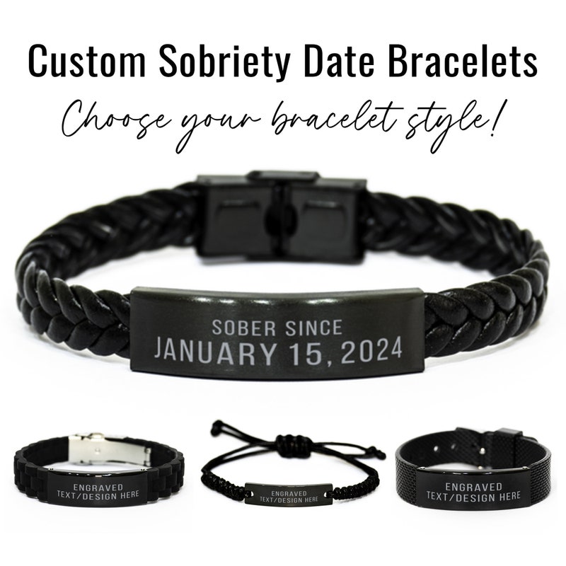 Recovery Bracelets Men - Etsy