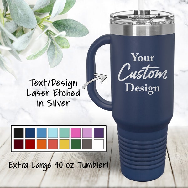 Personalized Insulated 40 Ounce Tumblers - Etsy