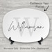 Custom Platter With Last Name and Initial Monogram Wedding Gift Plate ...