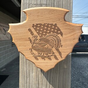 Turkey Tail Plaque Arrowhead Engraved - Etsy
