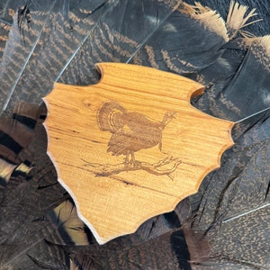 Turkey Tail Plaque Arrowhead Engraved - Etsy