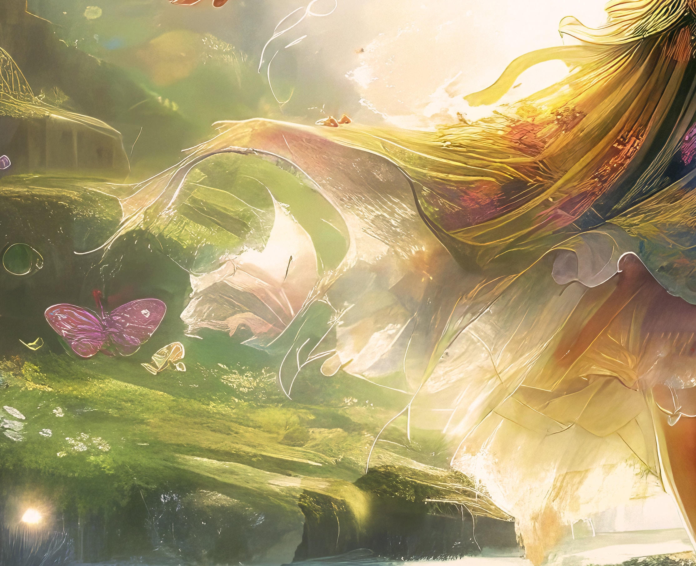 Fairy Tale Enchantment Wall Art Magical Wonderland Fairy for Girls ...