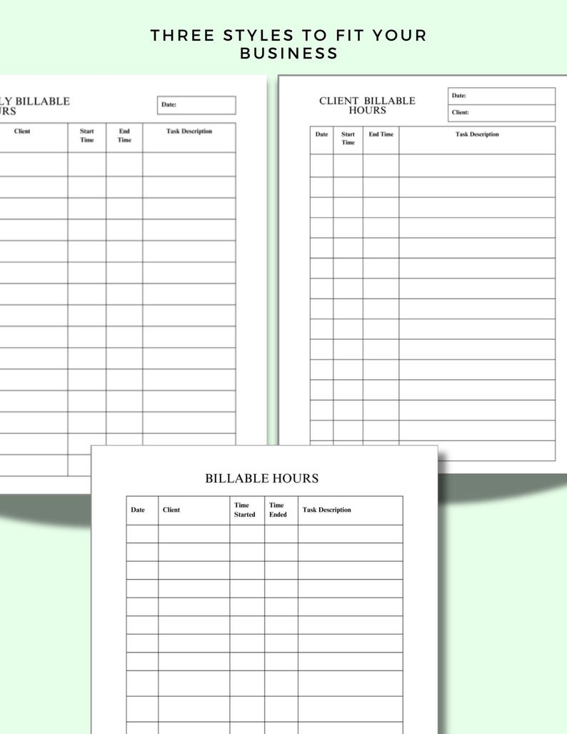 Time Sheets for Professionals| Time Tracking for Lawyers |billable Hour ...