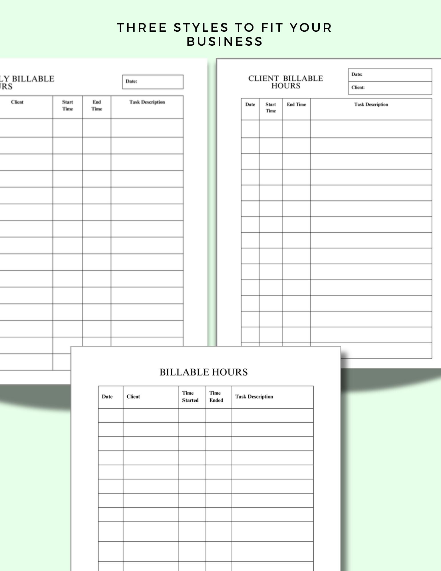 Time Sheets for Professionals| Time Tracking for Lawyers |billable Hour ...
