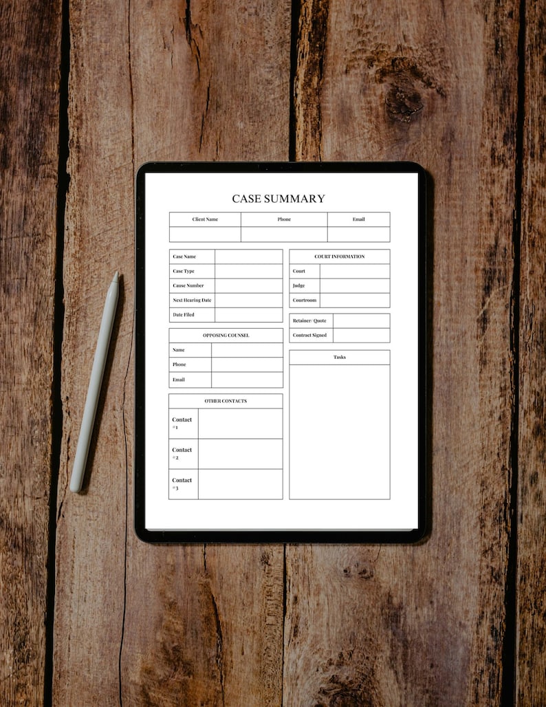 NEW Law Firm Essentials , Documents for Lawyers, Witness Preparation ...