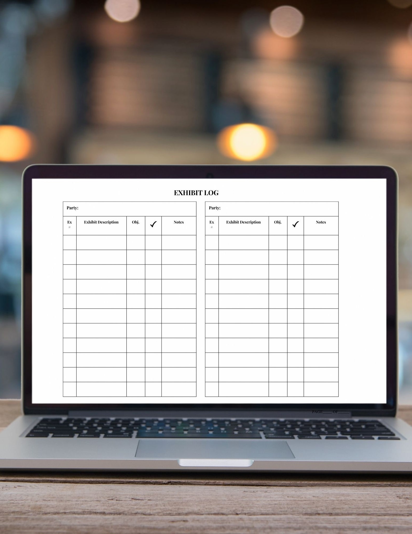 Trial Essentials, Paralegal Printable, Court Prep,office Organization ...