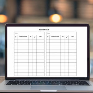 Trial Essentials, Paralegal Printable, Court Prep,office Organization ...