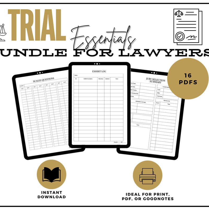Pre Trial Brief for Primal Case Ph - Etsy Canada