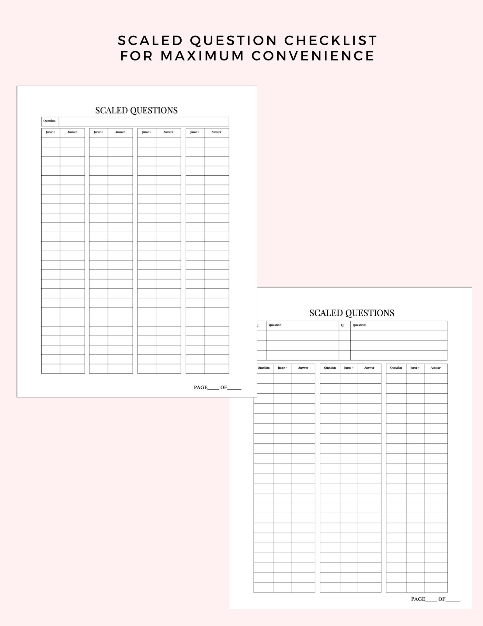 Jury Selection Essentials Package Paralegal Docs Trial Kit Litigation ...