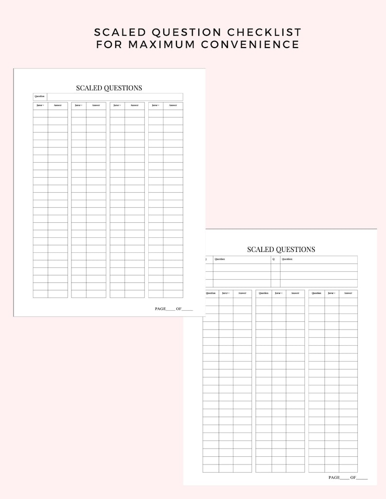 Jury Selection Essentials Package Paralegal Docs Trial Kit Litigation ...