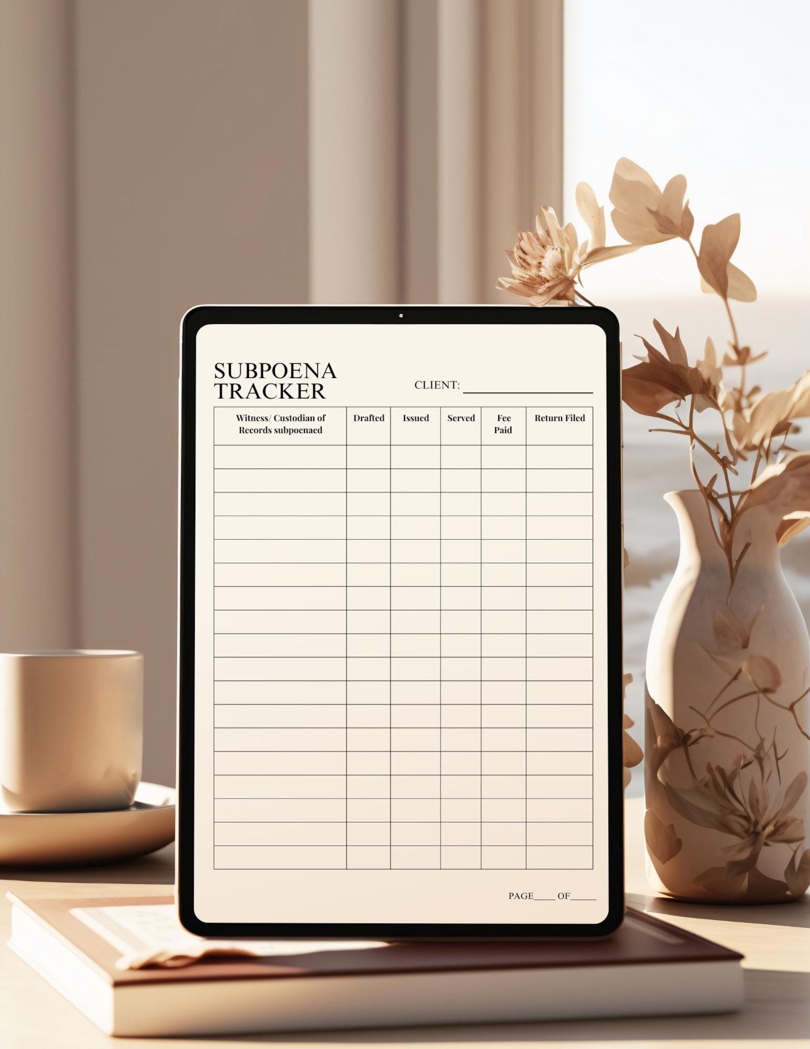 Litigation Binder for Lawyers,attorney Case Organizing Bundle, Law Firm ...