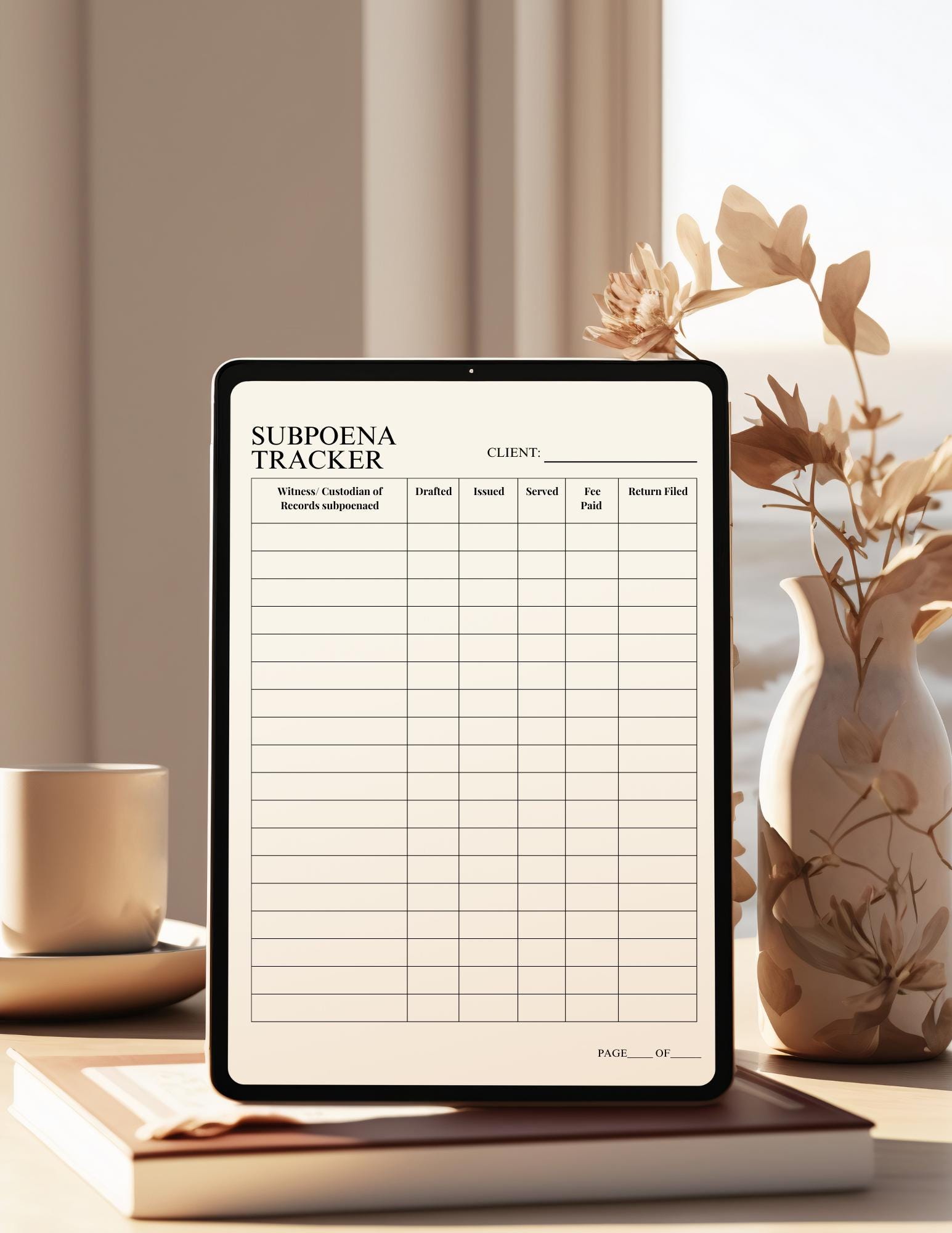 Litigation Binder for Lawyers,attorney Case Organizing Bundle, Law Firm ...