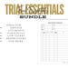 Trial Essentials, Paralegal Printable, Court Prep,office Organization ...