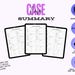 Case Overview Fillable Sheet, Case Management,client Update,law ...