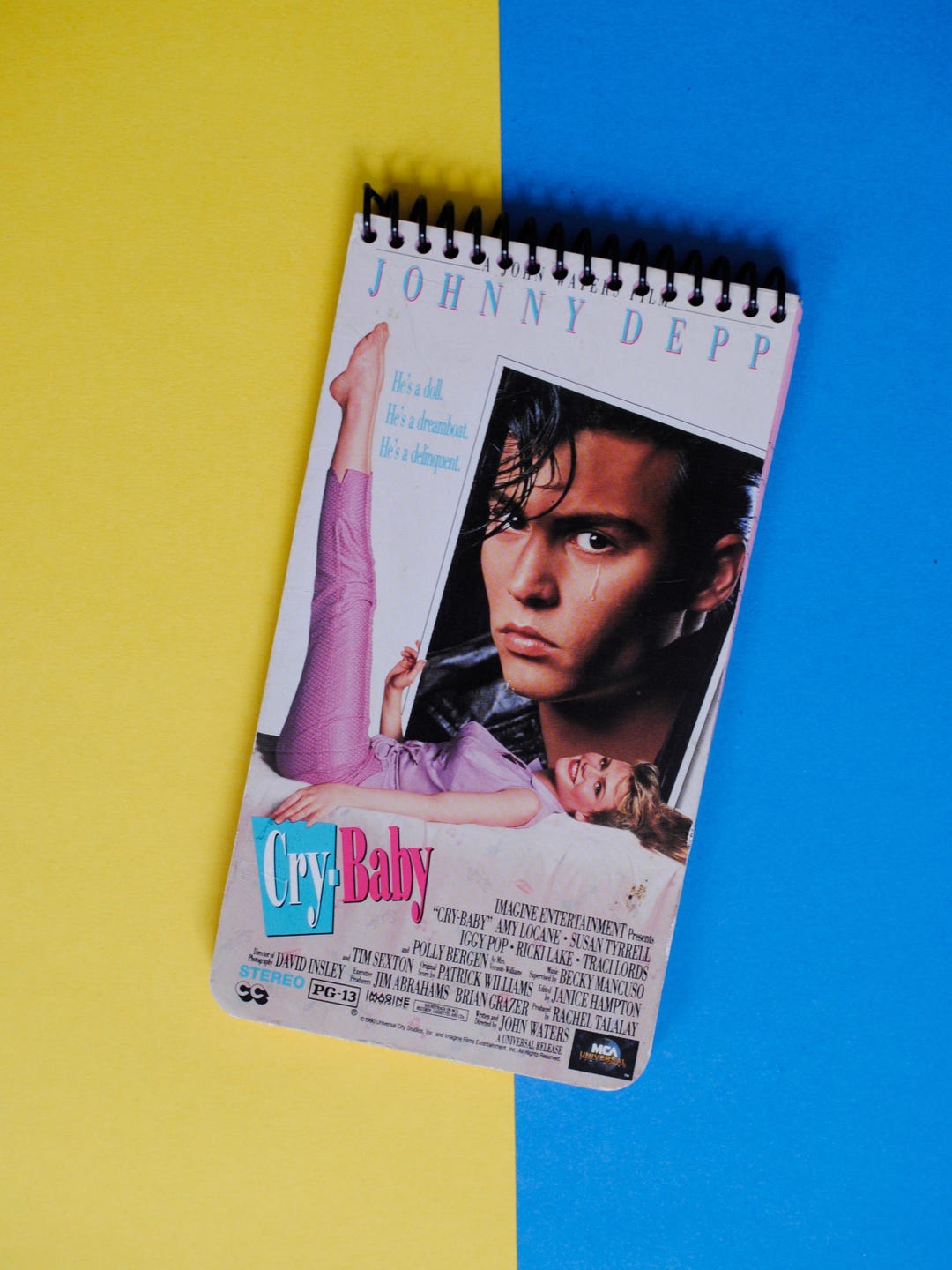 Cry-baby VHS Box Notebook Upcycled Vintage Video Box Notepad - Etsy