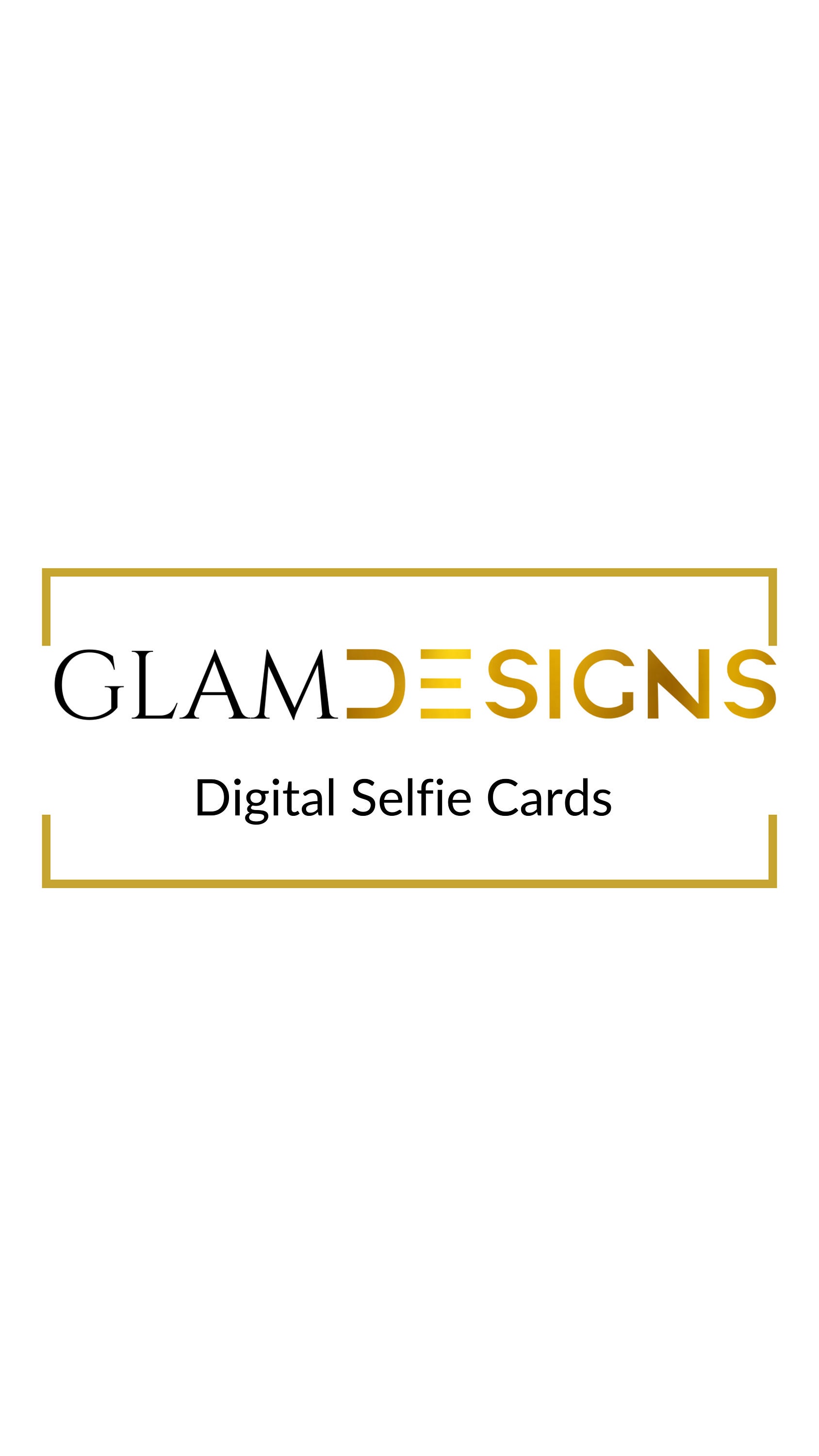 Digital Selfie Cards - Etsy