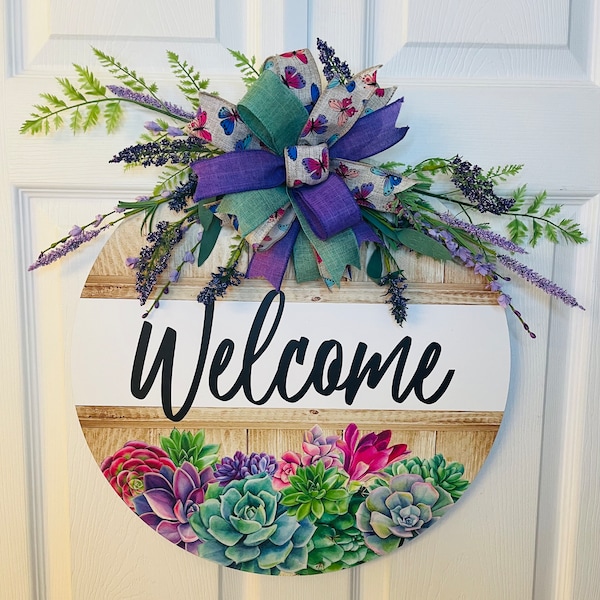 Succulent Wreaths for Front Door - Etsy