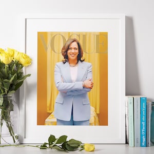 Kamala Harris Vogue Cover Magazine Print Madam Vice President - Etsy