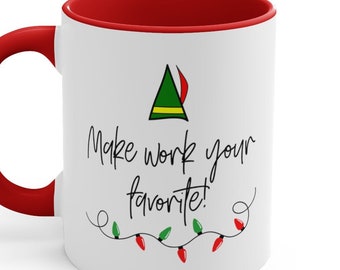 Funny Elf Quote Mug - Etsy