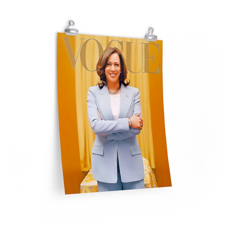 Kamala Harris Vogue Cover Magazine Print Madam Vice President | Etsy
