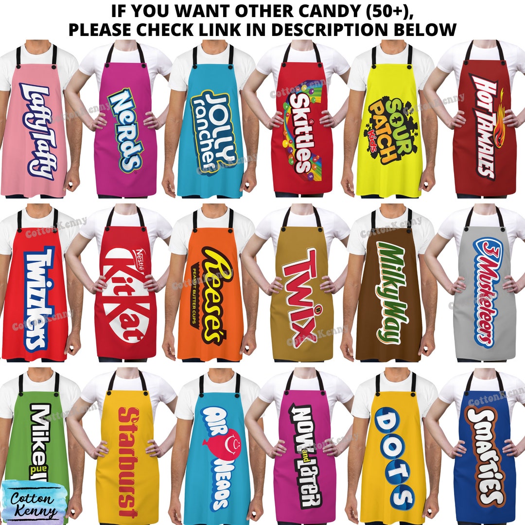 Candy Group Halloween Costume Group Halloween Apron Adult - Etsy