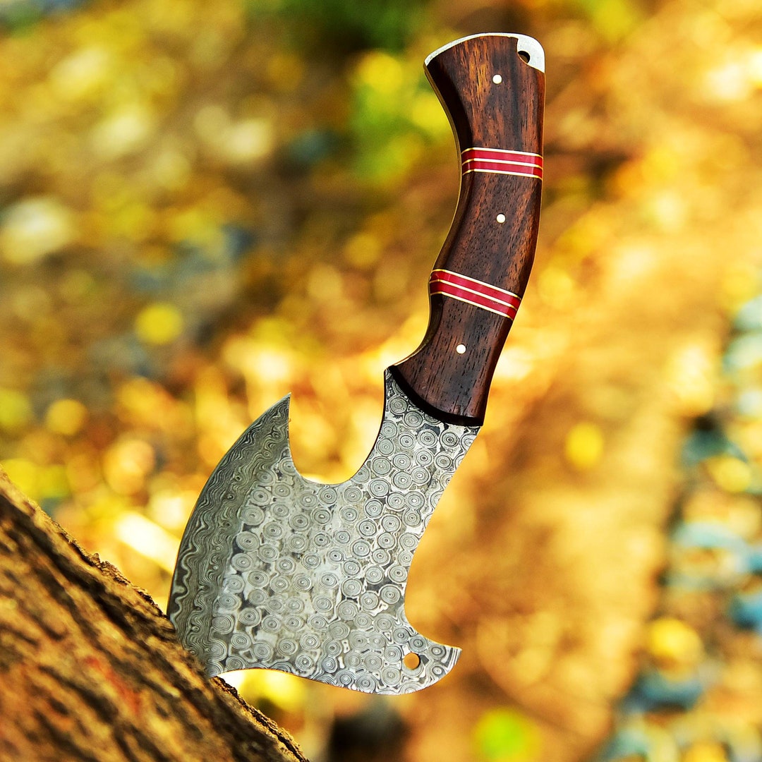 Mini Handmade Hatchet Axe and Sheath, Cool Mens Gift, Great Groomsman ...