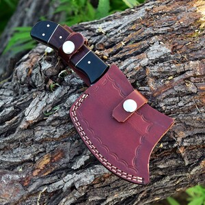 Mini Handmade Hatchet Axe and Sheath, Cool Mens Gift, Great Groomsman ...