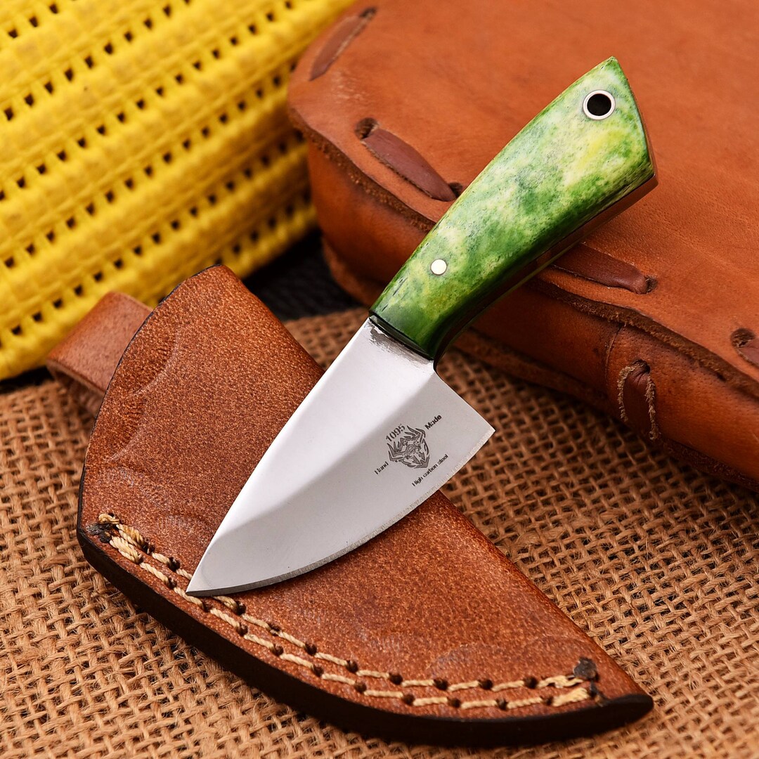 Everyday Carry Fixed Blade Full Tang Knife 1095 High Carbon Steel With ...