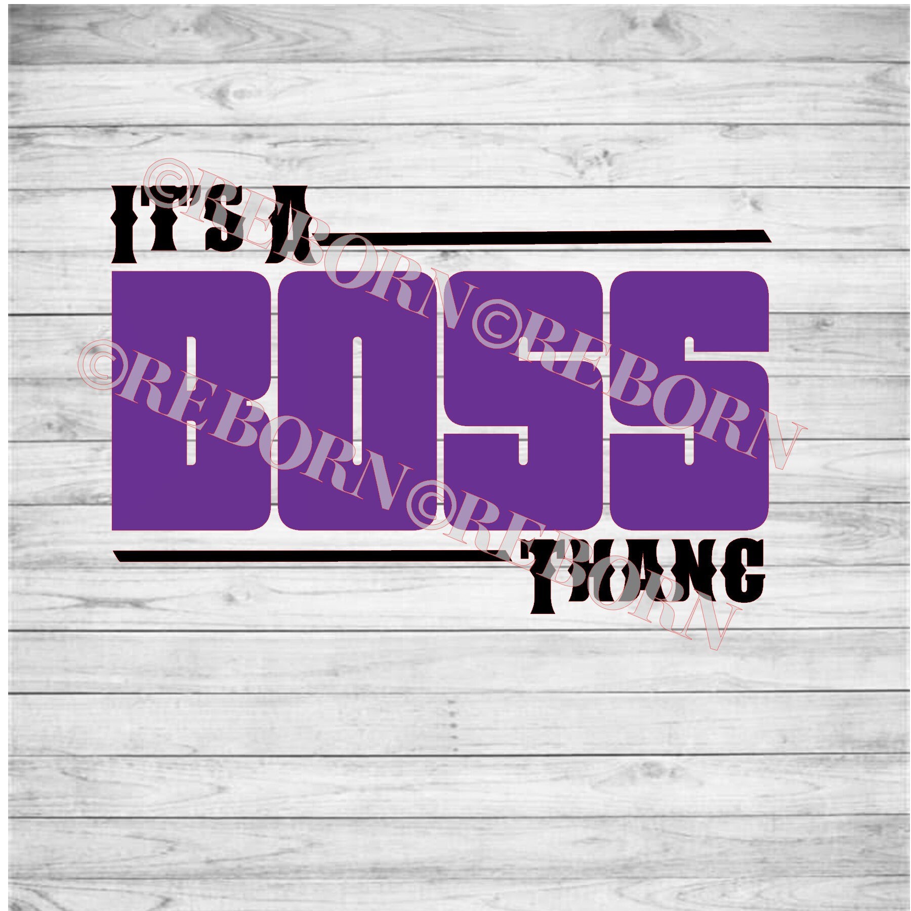 It's a Boss Thang SVG, PNG, JPEG - Etsy