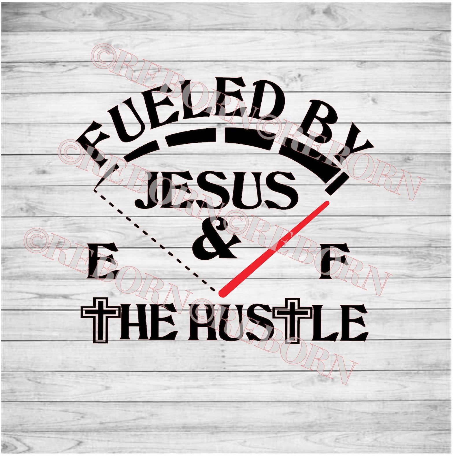 Fueled by Jesus and the Hustle SVG, PNG, JPEG - Etsy