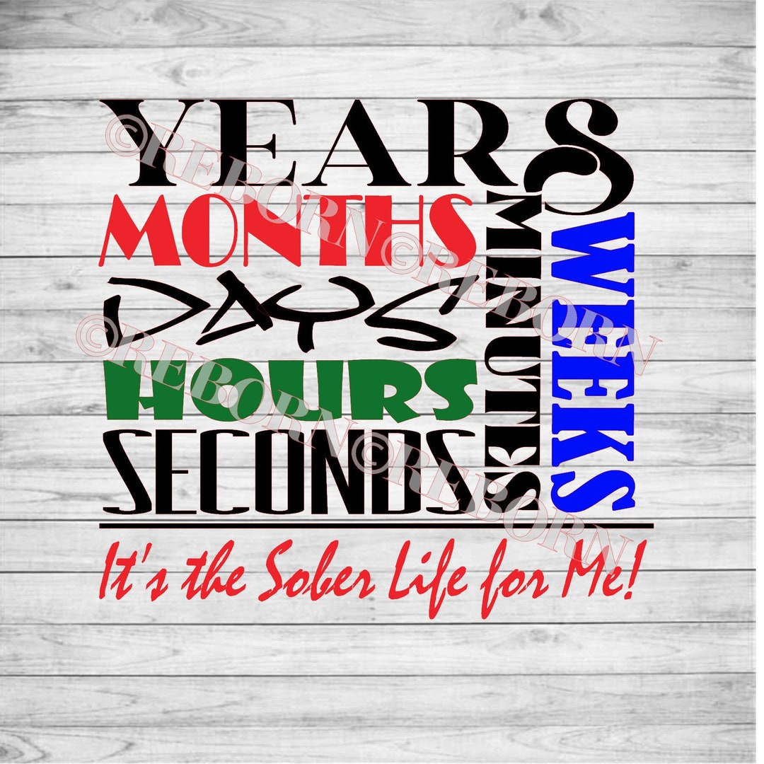 It's the Sober Life for Me SVG, PNG, JPEG - Etsy