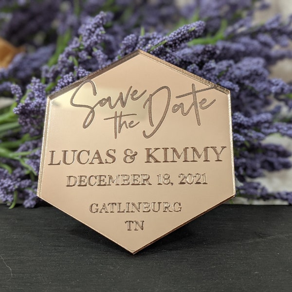 Magnetic Save the Date Cards - Etsy