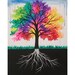 Rainbow Tree Art Kit - Etsy