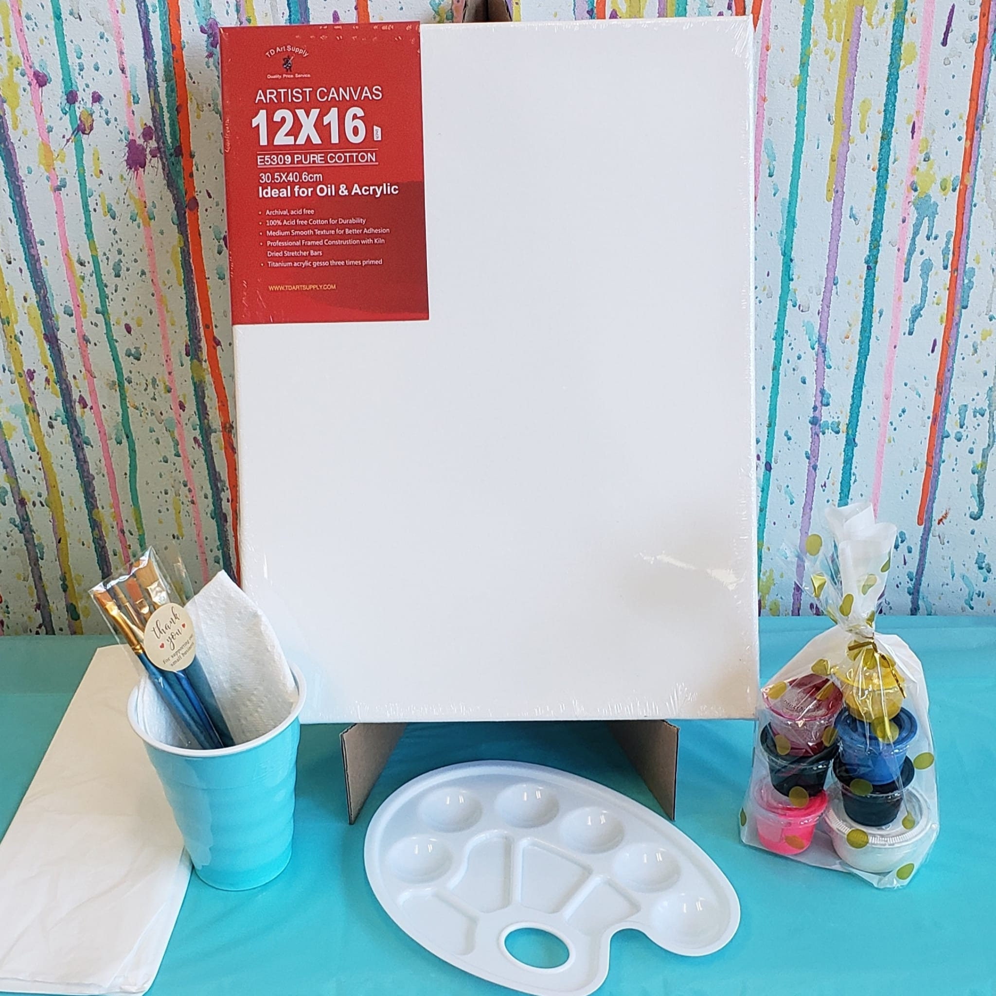 Rainbow Tree Art Kit - Etsy