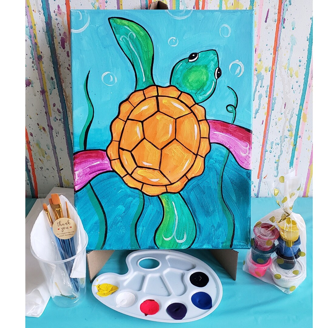 Art Kit - Sea Turtle - Etsy