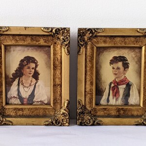 Elena and Chico by Anne Allaben Gypsy Boy Girl PHILLIPS - Etsy