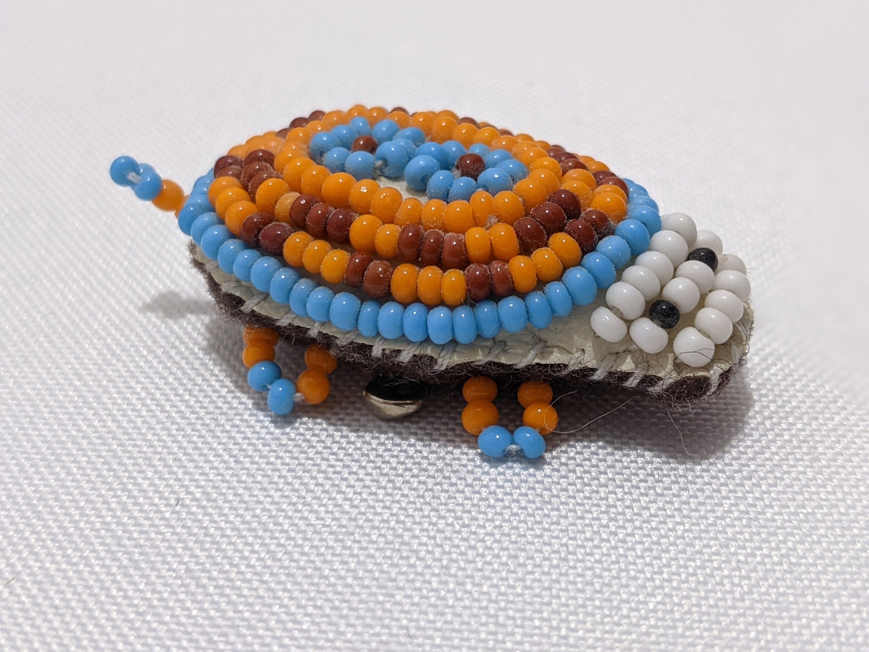 Vintage Native American Beaded Turtle Brooch. Hand Beaded - Etsy