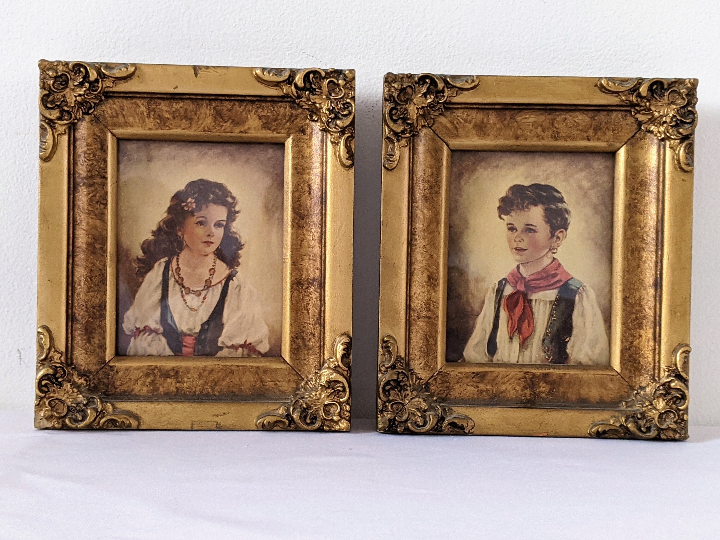 Elena and Chico by Anne Allaben Gypsy Boy Girl PHILLIPS - Etsy