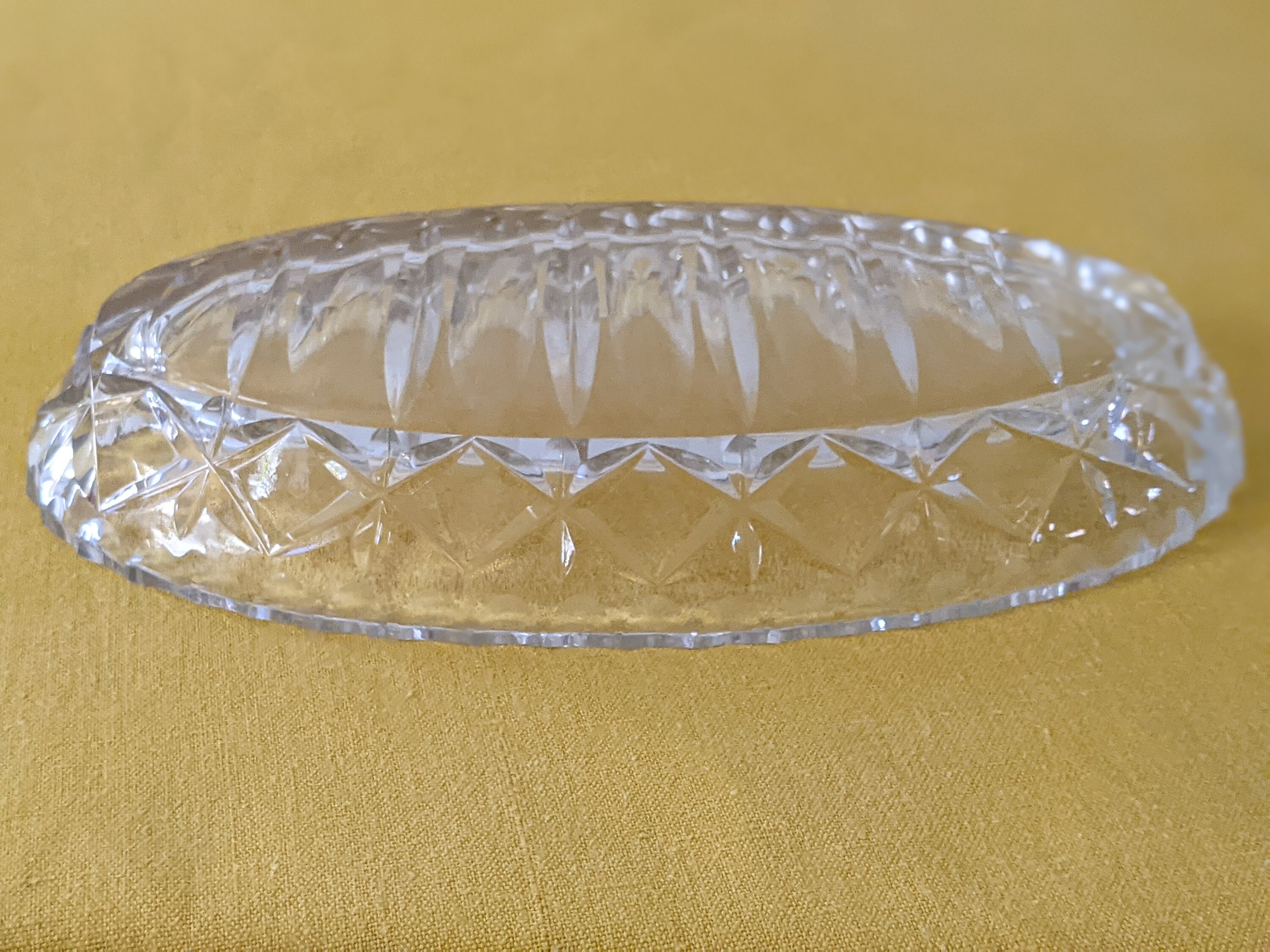 Vintage Pressed Glass Tray. Presentation Tray. Under - Etsy