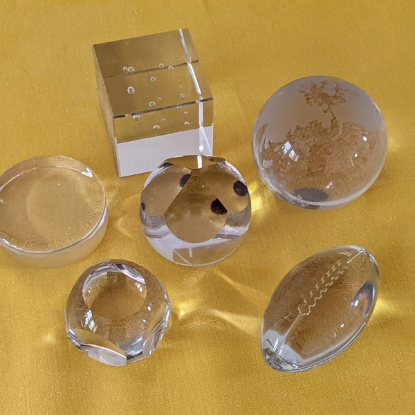 Crystal Paperweight - Etsy