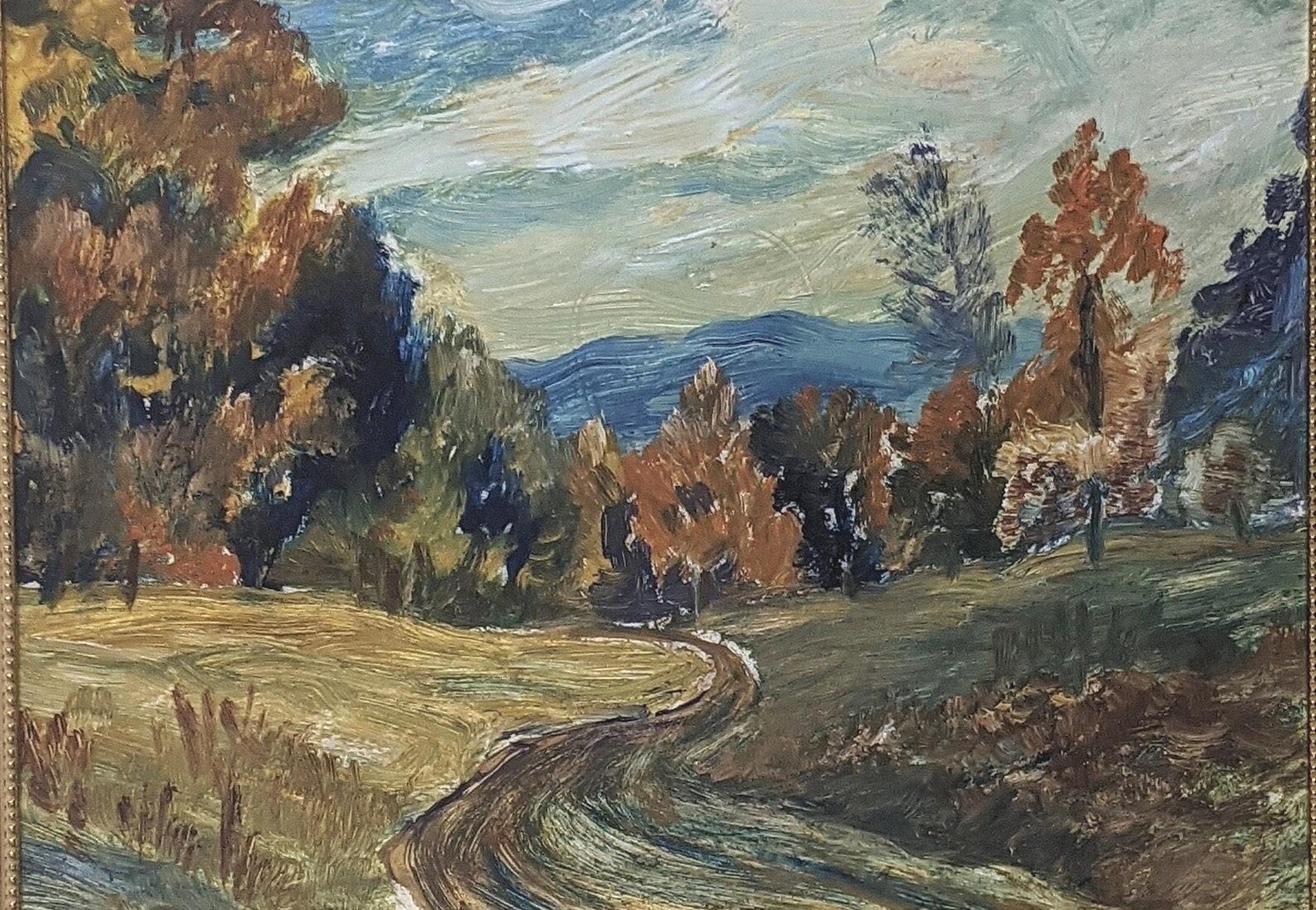 Helen Mcfarlane Wells Original Oil Painting Canadian Autumn Landscape ...
