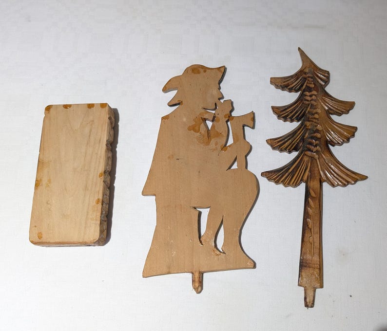 Polish Highlander Wood Carving, Vintage Goral Figure, Hand-painted Axe ...