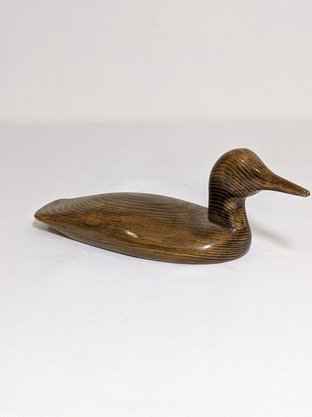 Small Vintage Hand-carved Loon Wooden Decoy Wildlife Sculpture Figurine ...