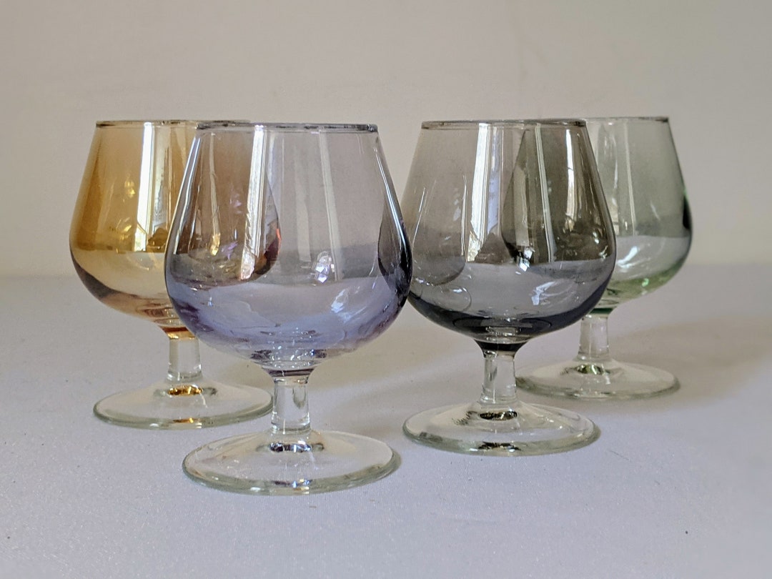 Small Vintage Mid Century Brandy Snifters/aperitif Liqueur Glasses ...