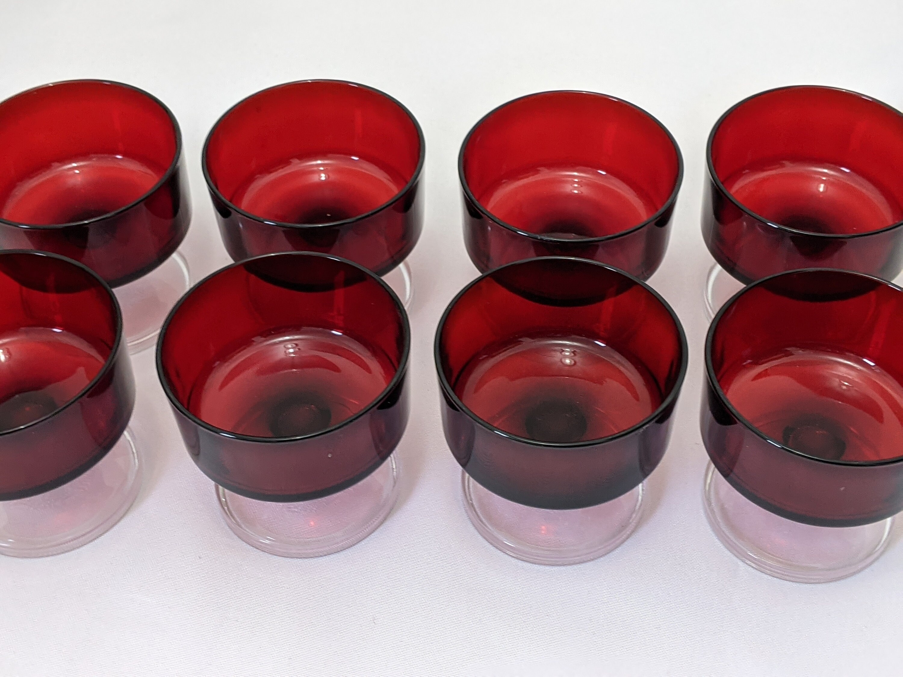 Luminarc Cavalier Ruby Red Glasses in 3 Different Sizes - Etsy